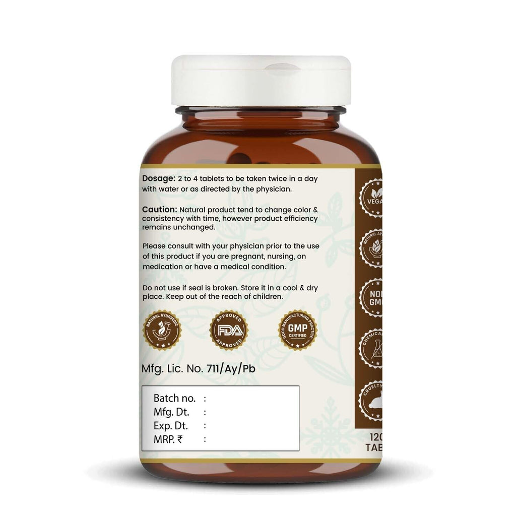 Ayurvedic herbal supplements with Kutki and Shilajit
