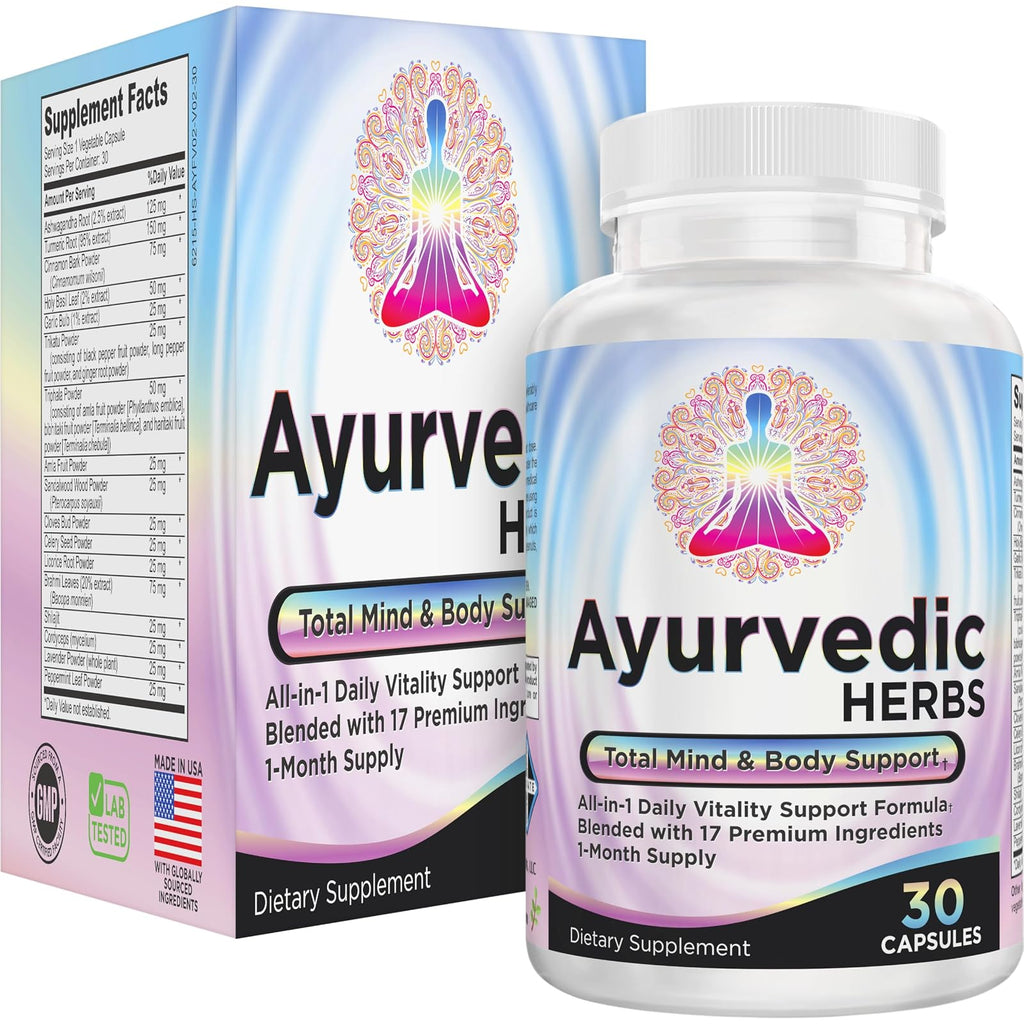 Ayurvedic herbs multivitamins for wellness