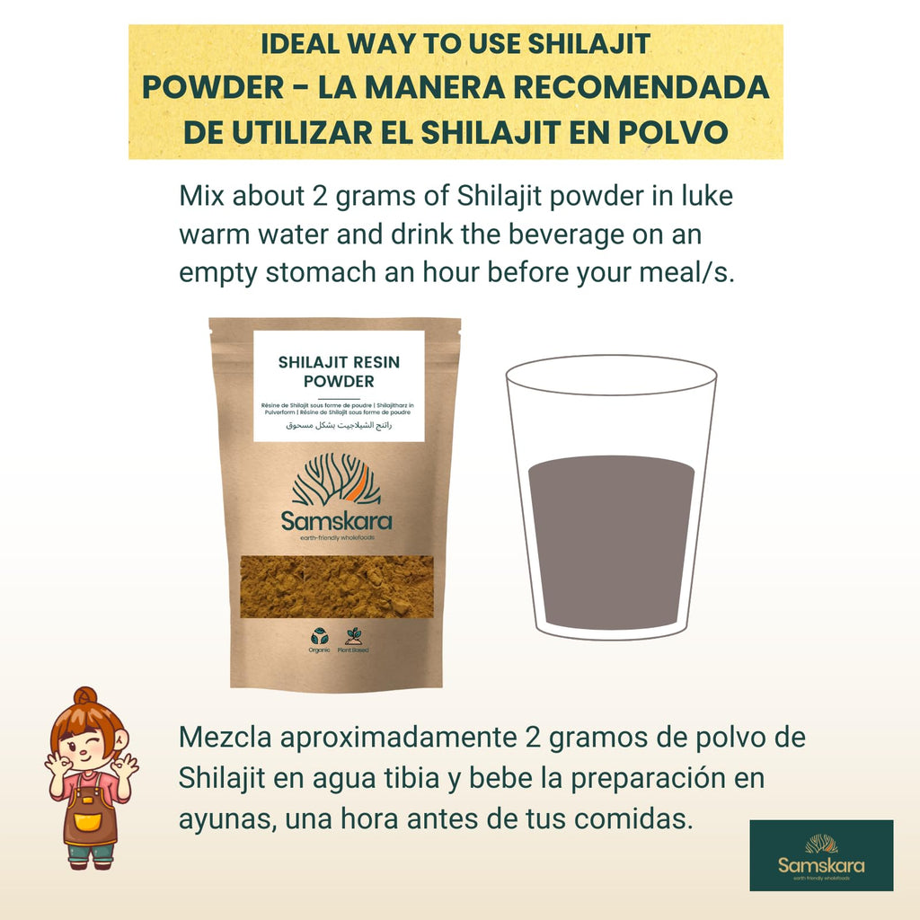 Ayurvedic Shilajit for health benefits