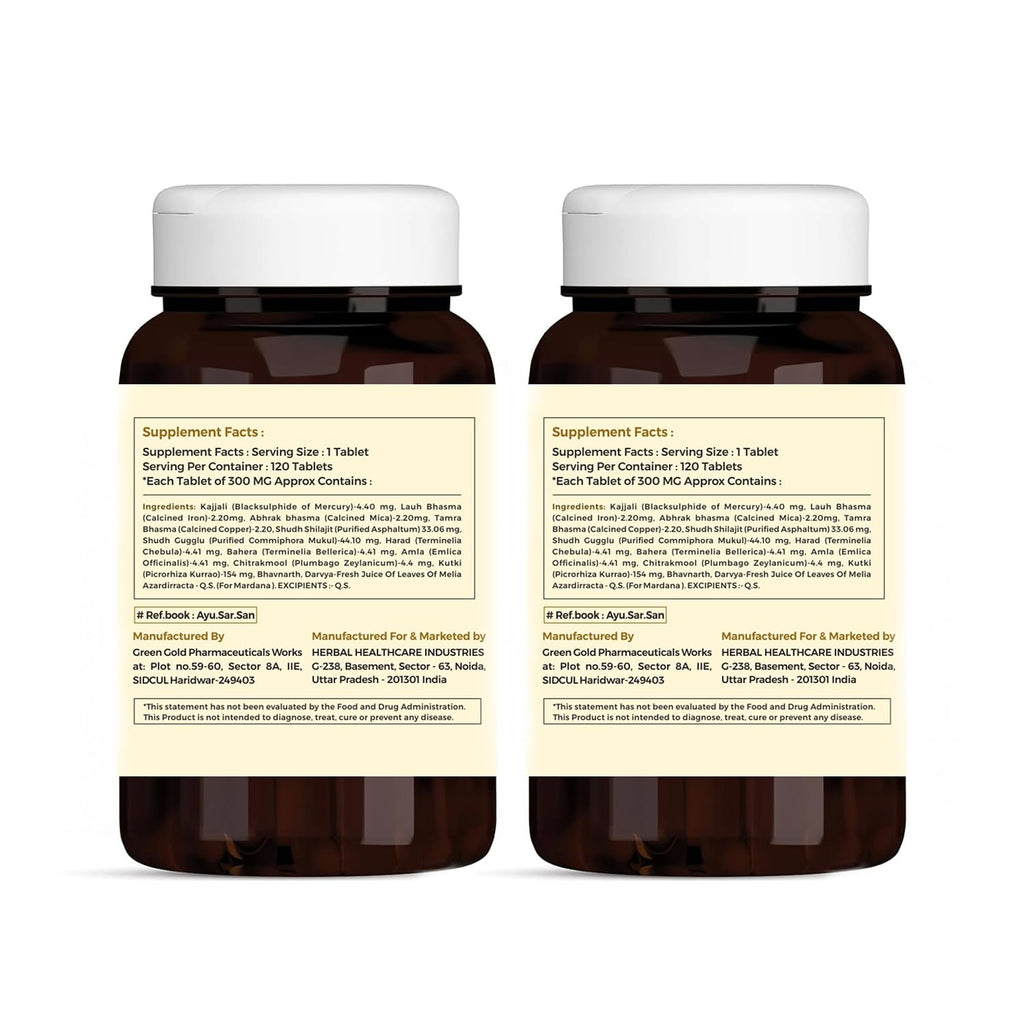 Ayurvedic tablets for digestive health