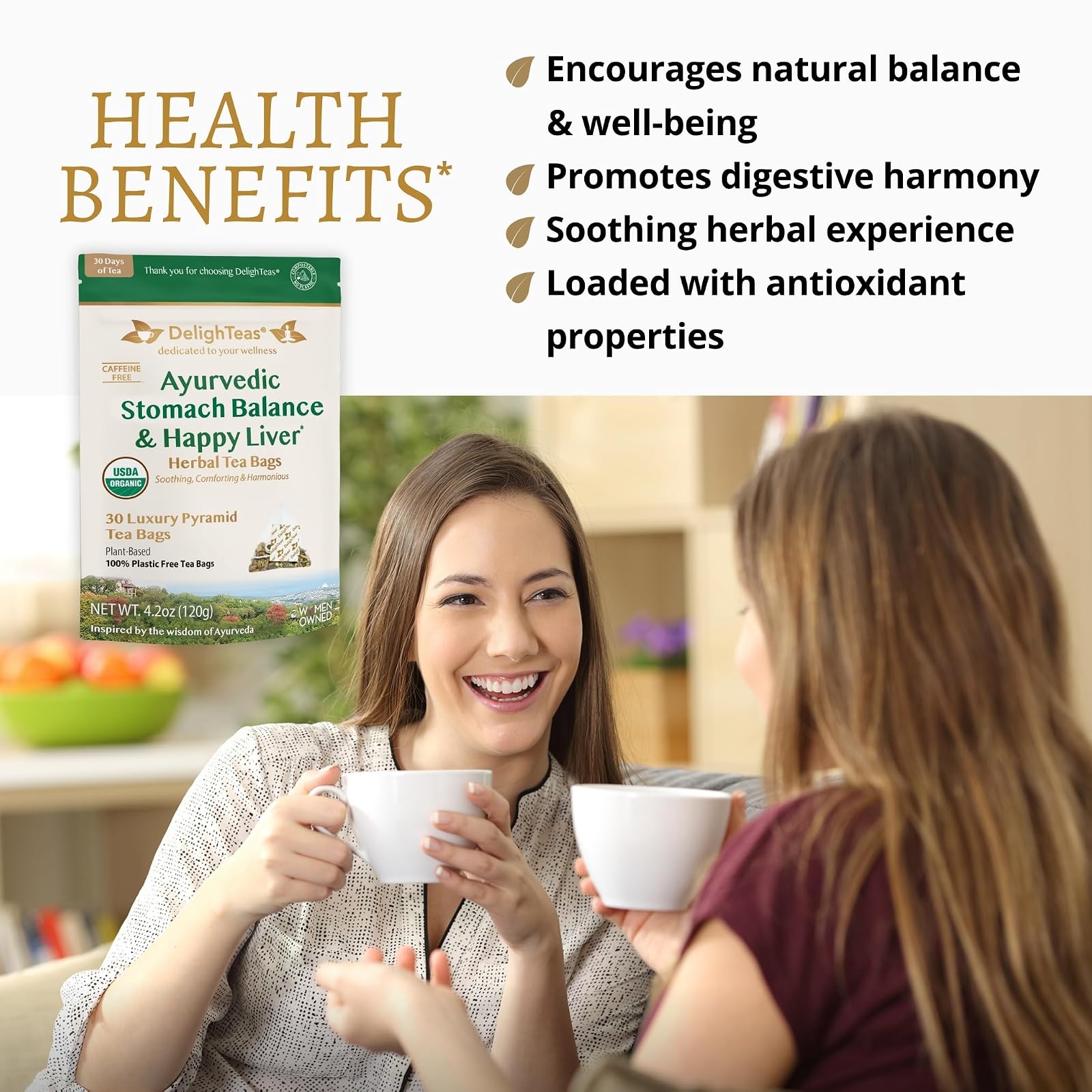 Ayurvedic tea for stomach health