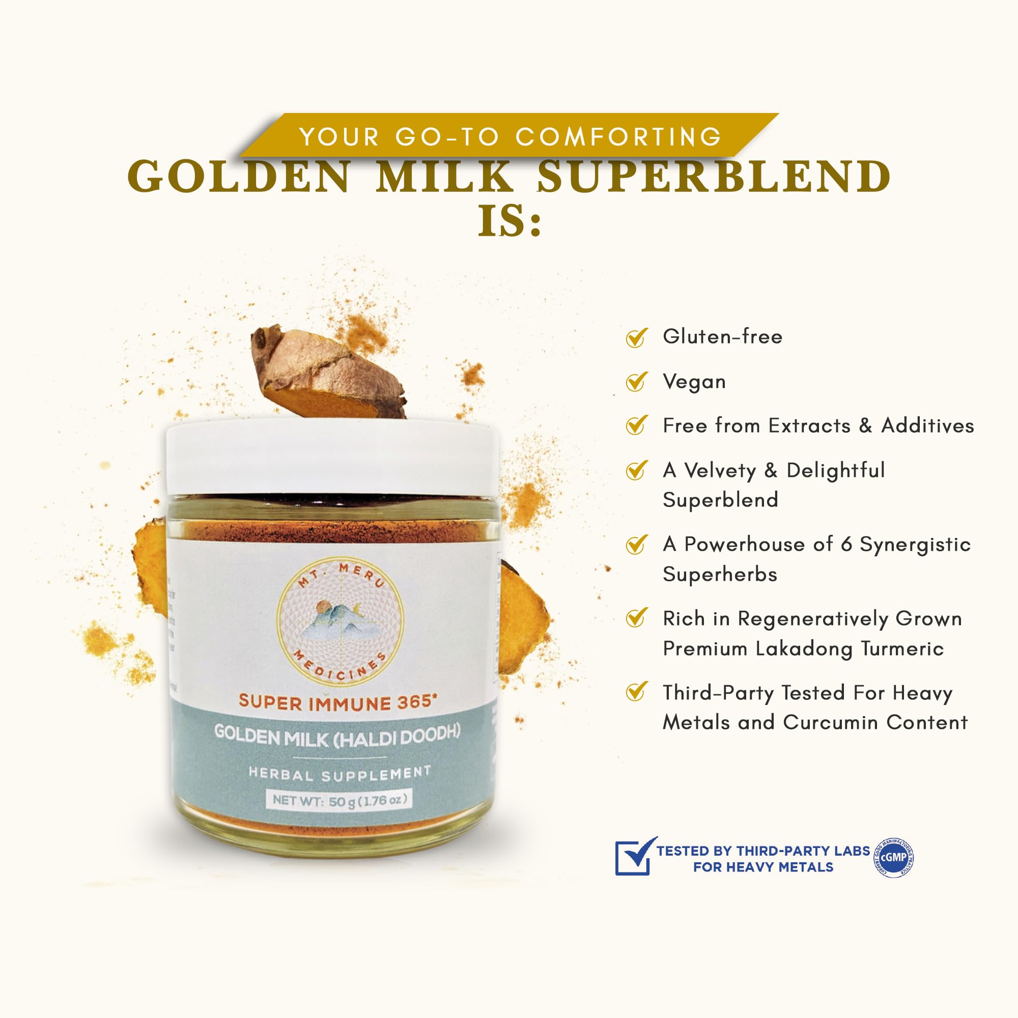 Ayurvedic turmeric blend for immunity