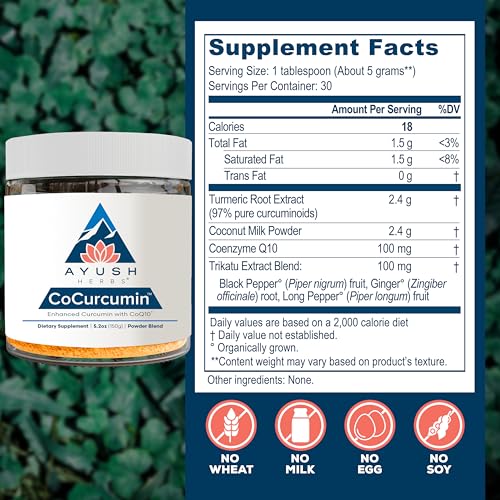 Ayush Herbs CoCurcumin for daily wellness