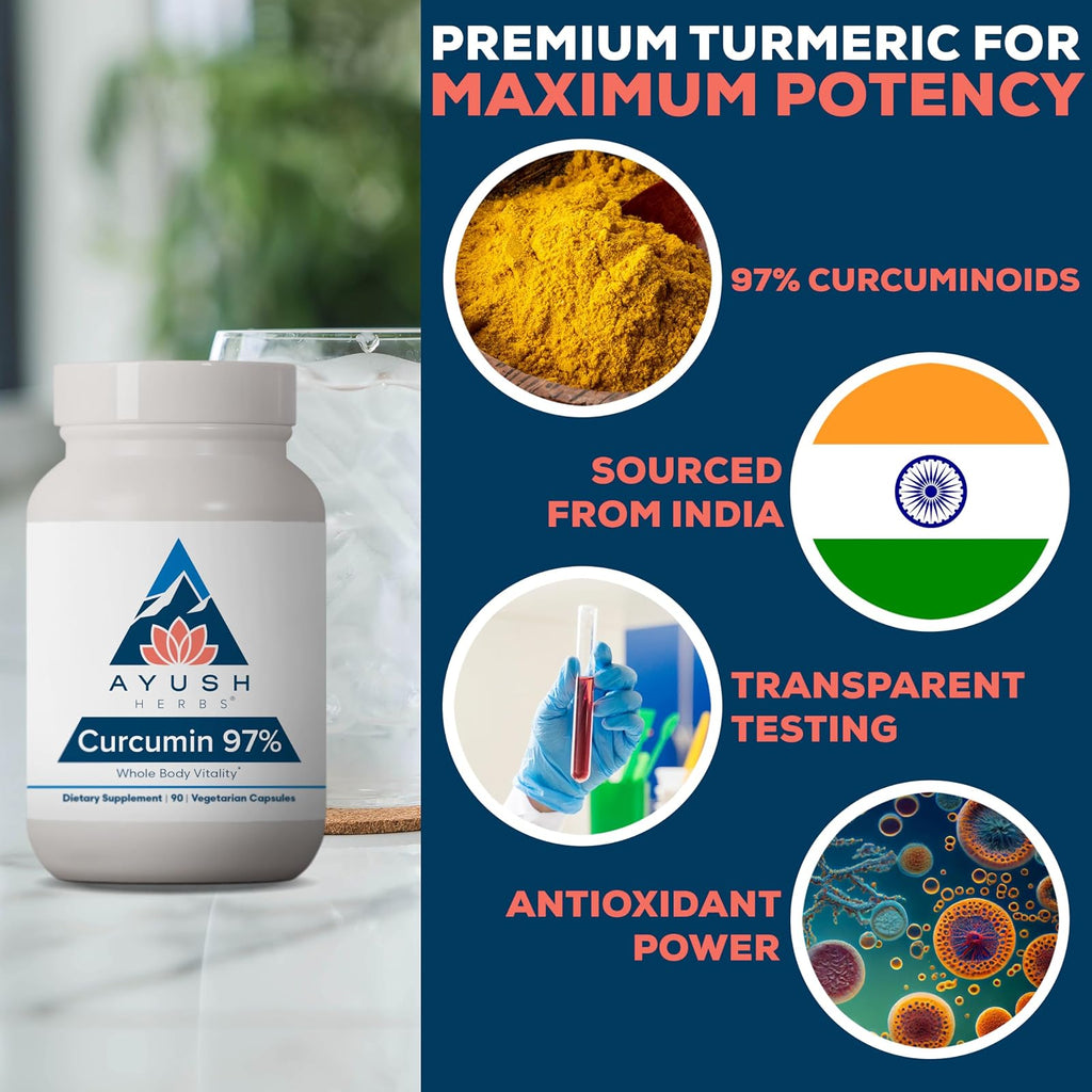 Ayush Herbs Curcumin 97% benefits