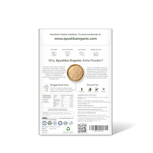 AYUSHKA amla powder rich in vitamin C