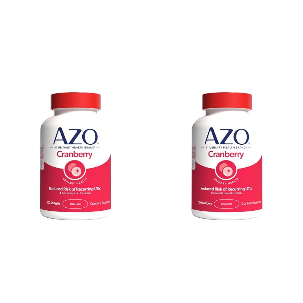 AZO cranberry supplement for urinary health