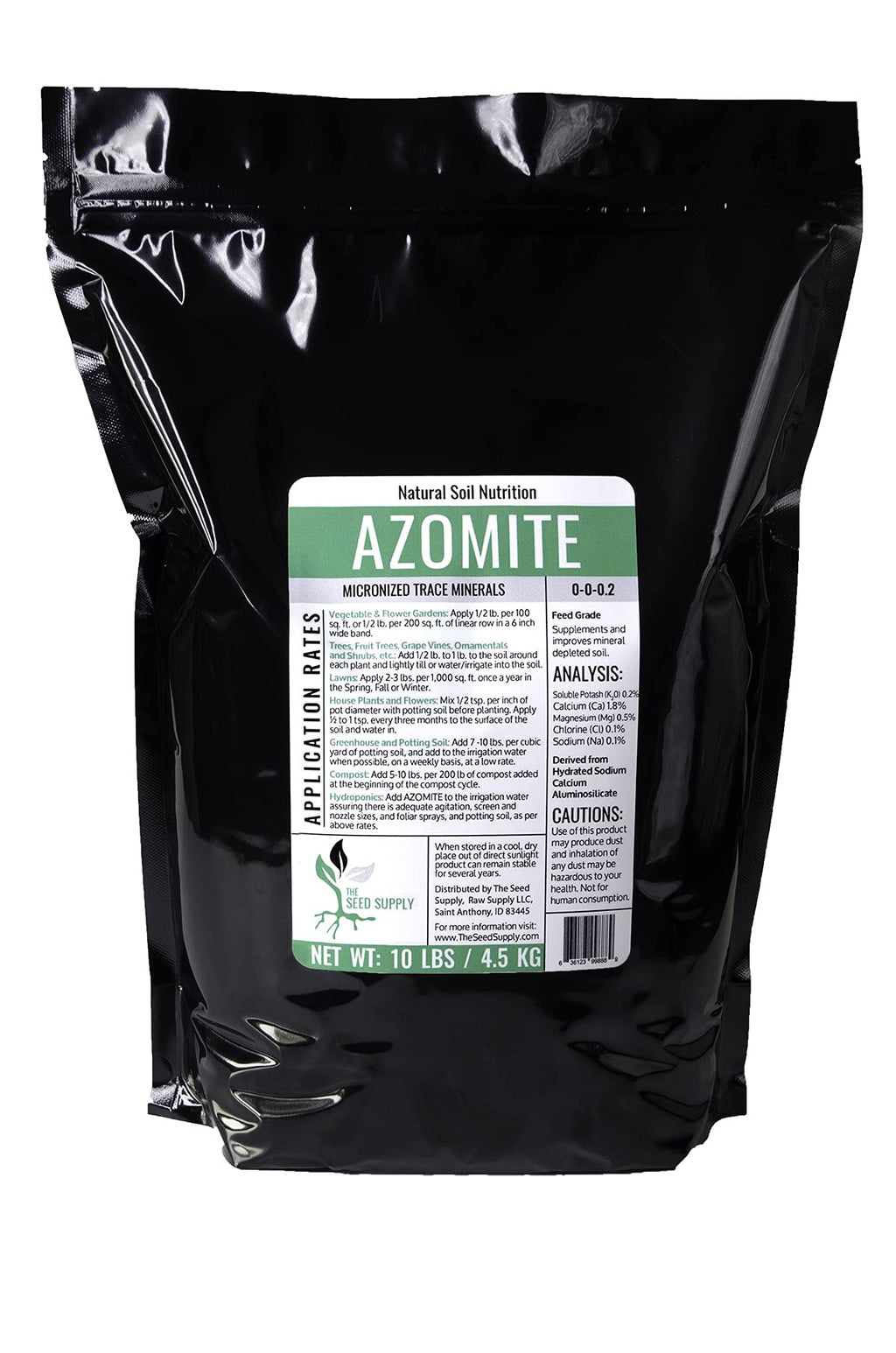 Azomite trace minerals for health
