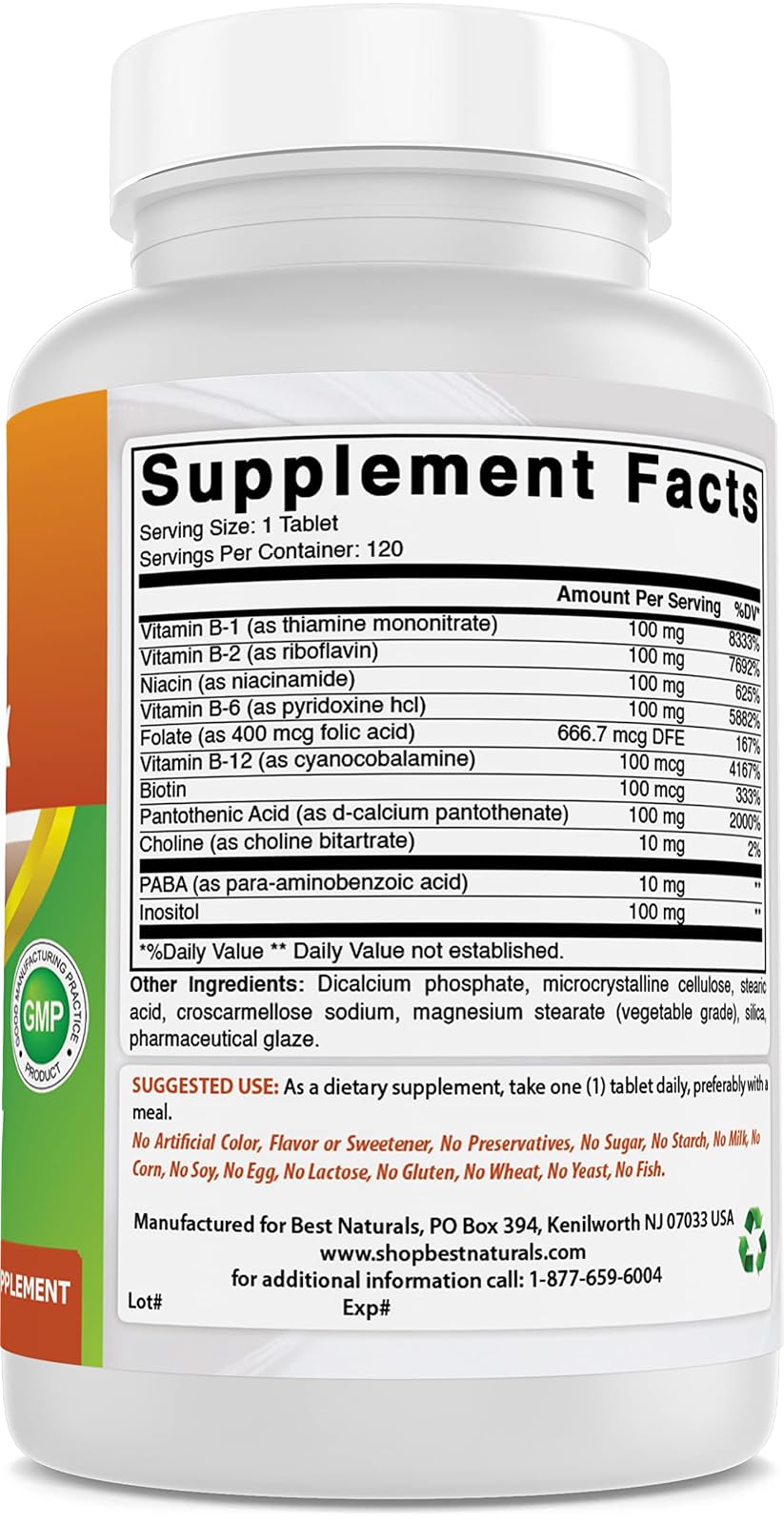 b 100 complex for stress relief