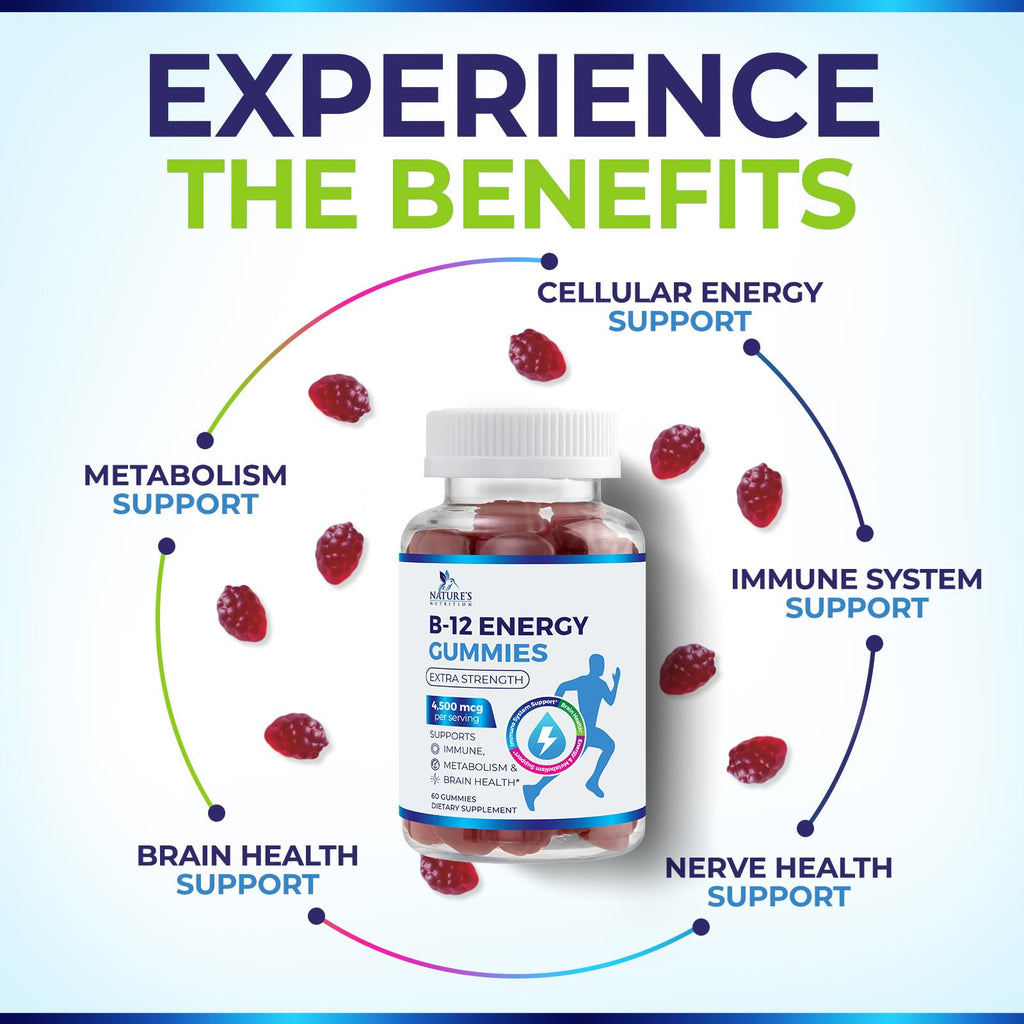 B-12 vitamin gummies for enhanced focus