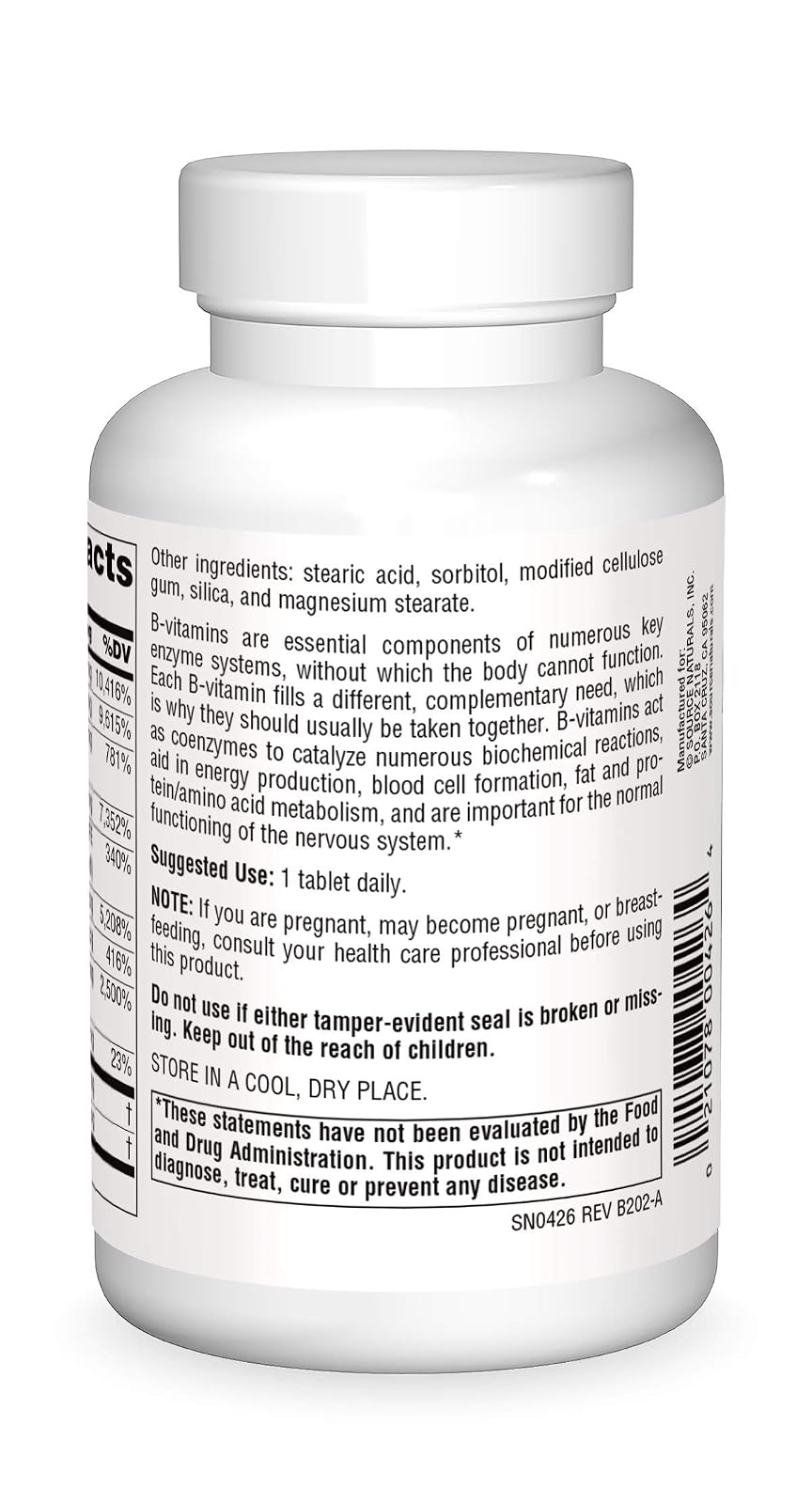 b-125 vitamin for energy support