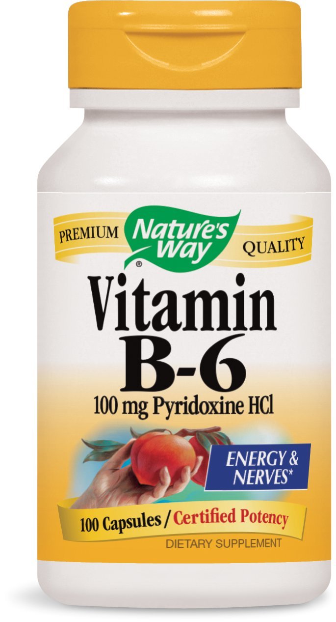 B-6 blended vitamin capsules