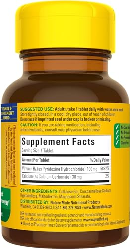B-6 vitamins for overall wellness