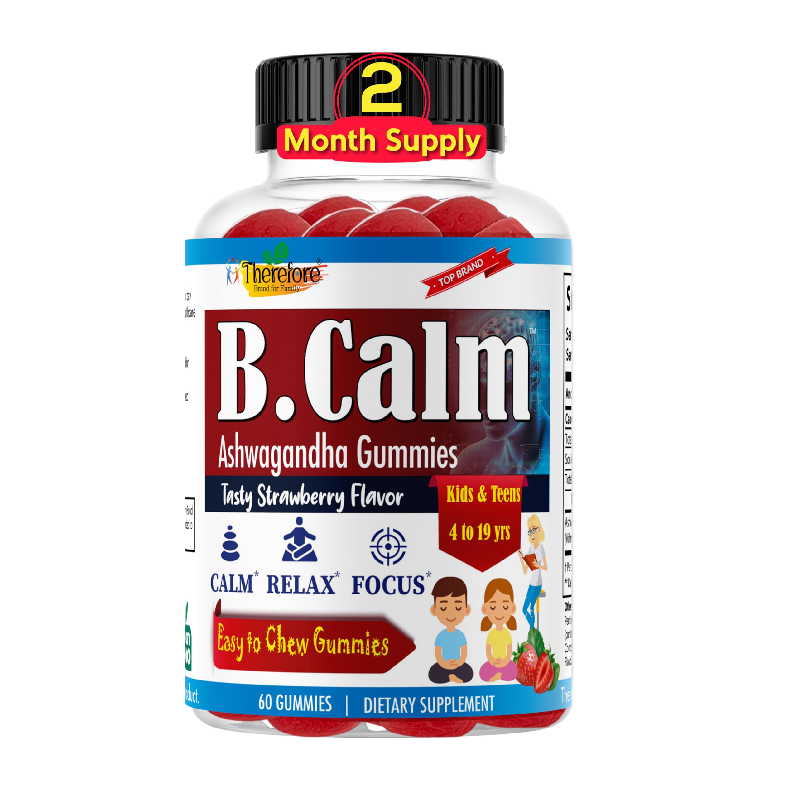 B.Calm Kids ashwagandha gummies for focus