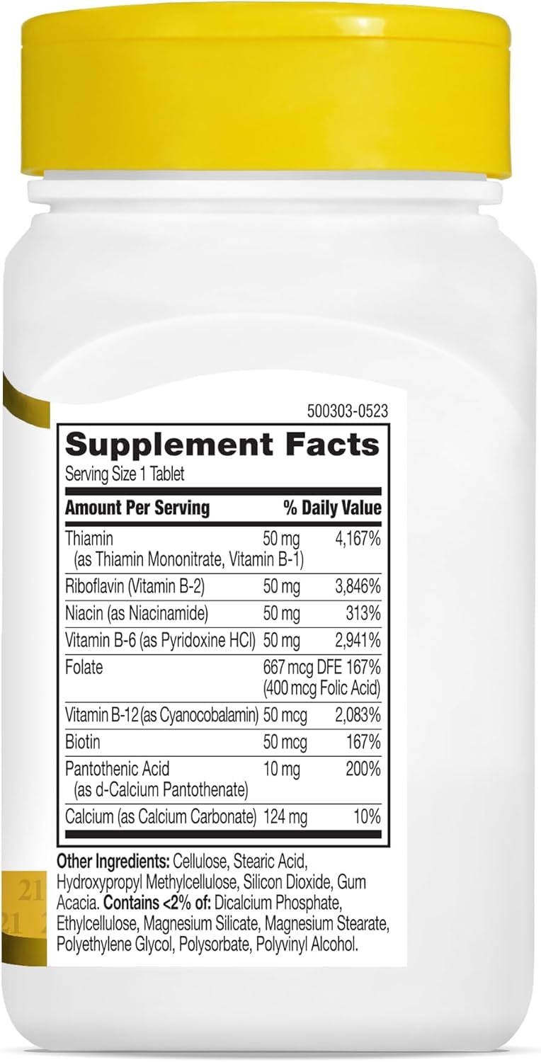 B-Complex 50 mg for daily health