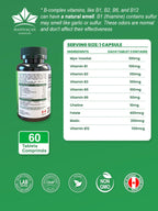 B-Complex capsules for energy support