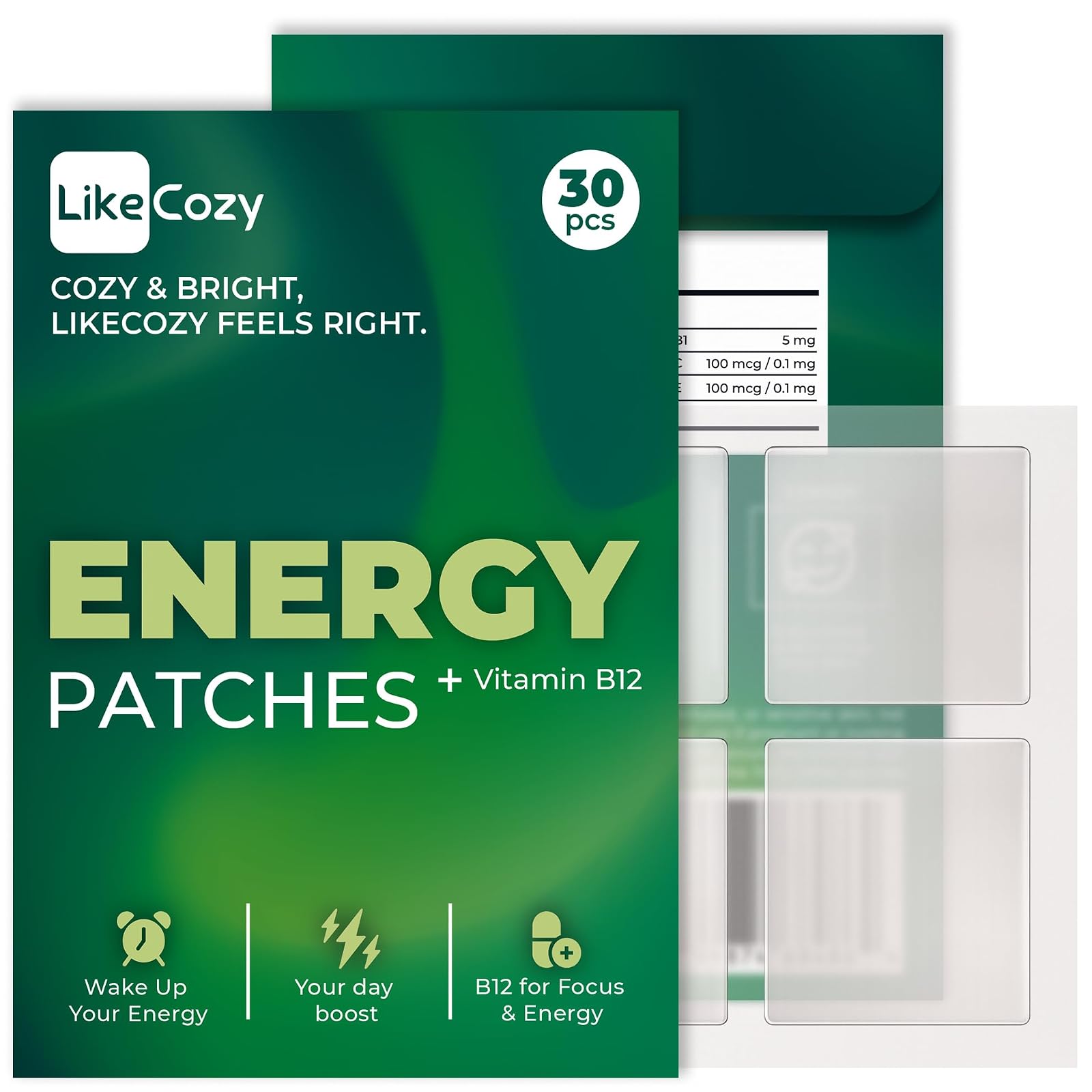 B-Complex energy patches for vitality