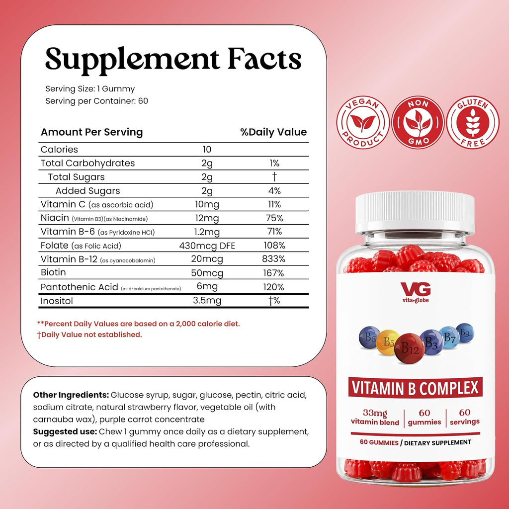 B complex gummies for energy boost