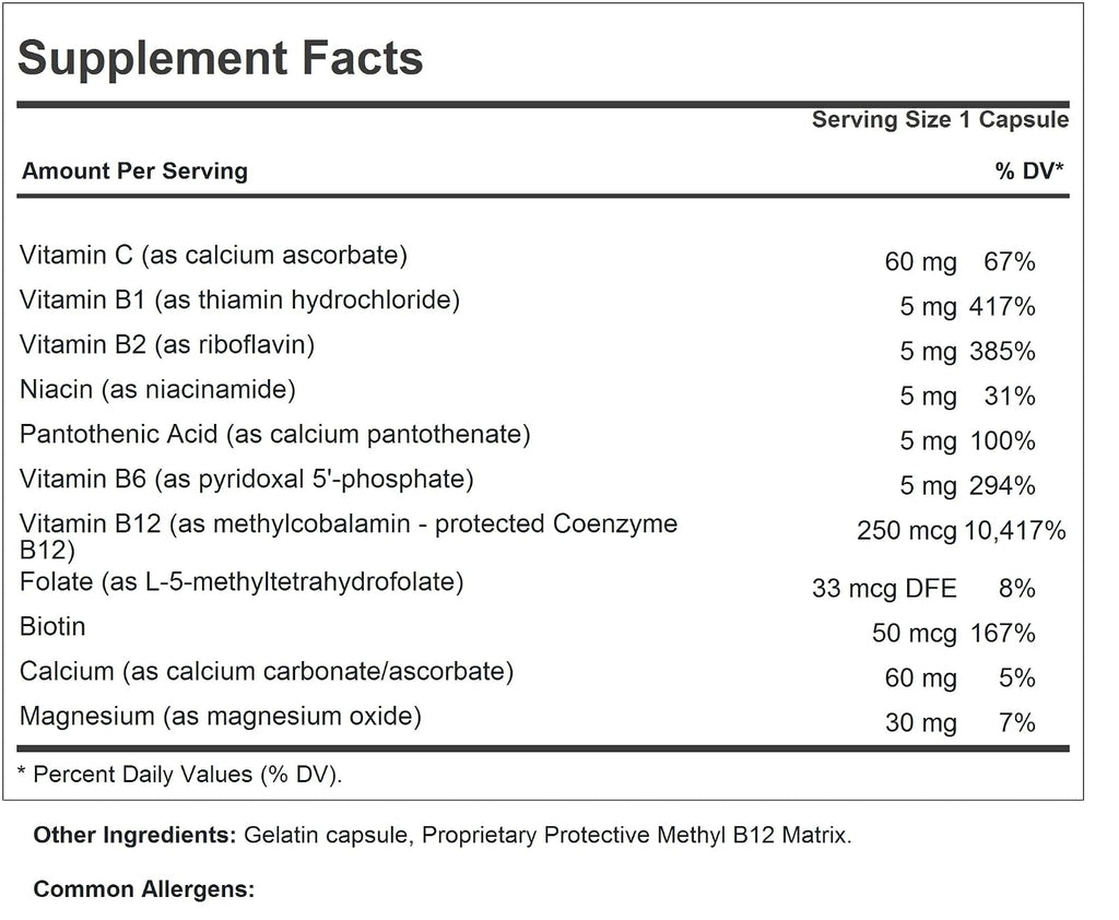 B-Complex vitamin B12 benefits