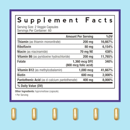 B Complex vitamins support overall health