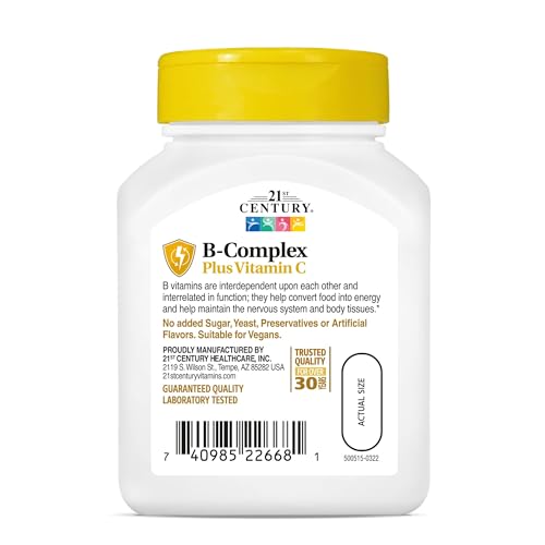 B Complex with Vitamin C benefits