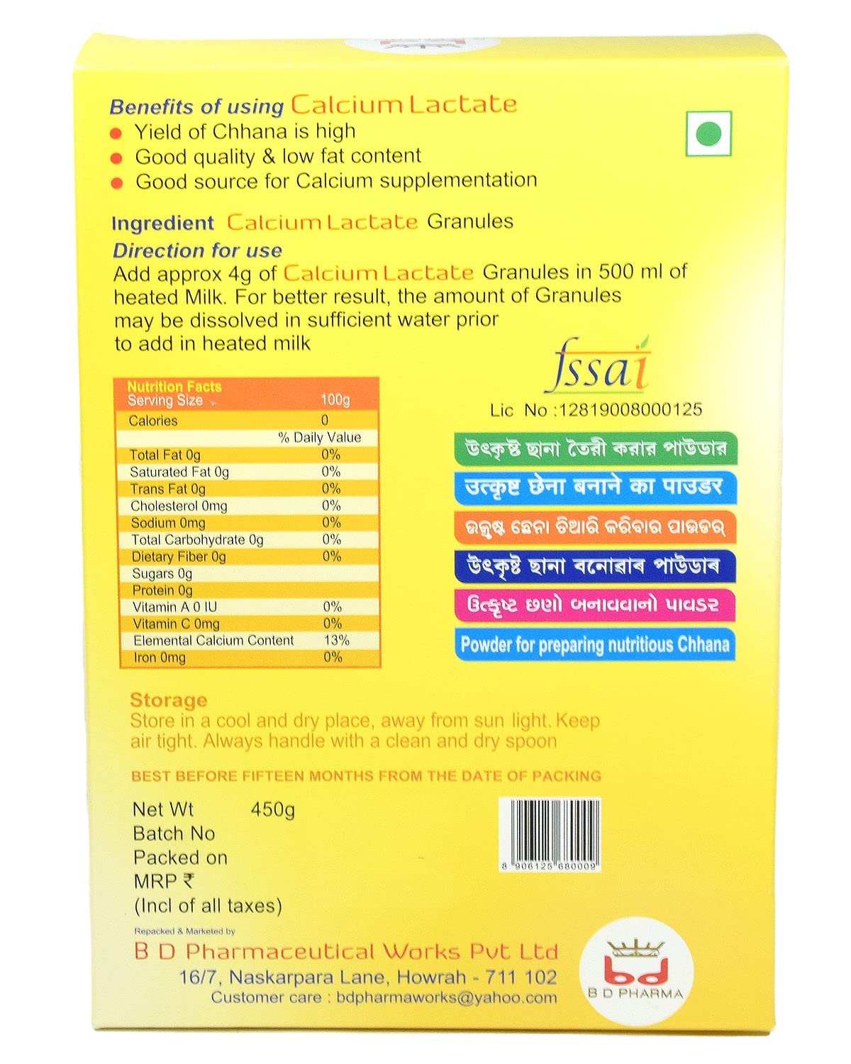 B D calcium for bone density