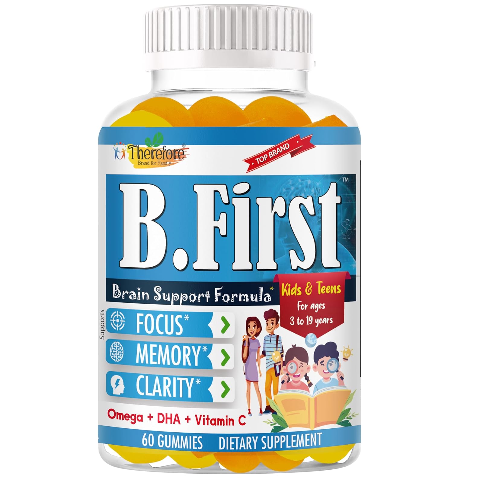 B.First Omega 3 DHA gummies for kids