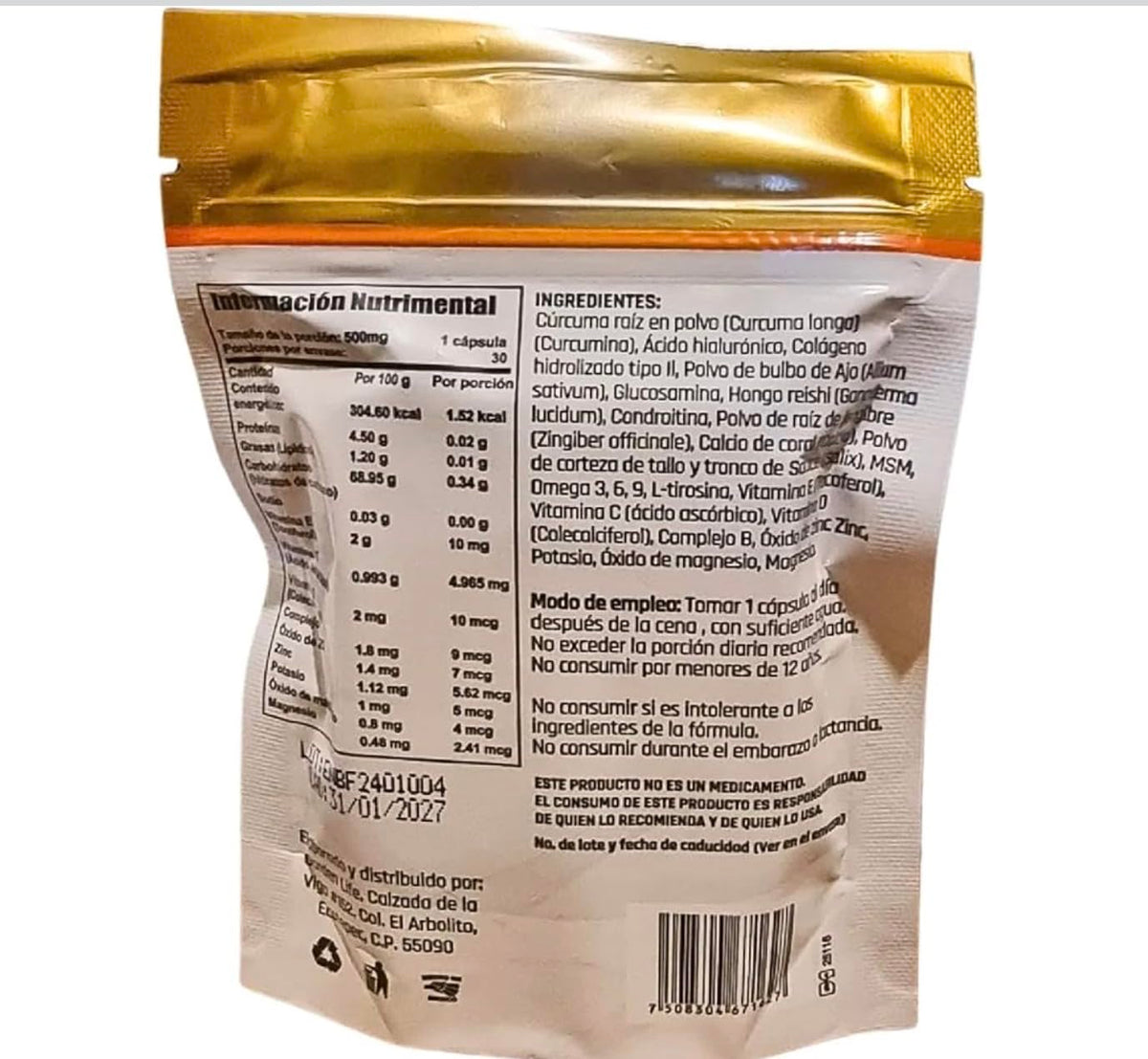 B-FLX 500 mg capsules for joint support