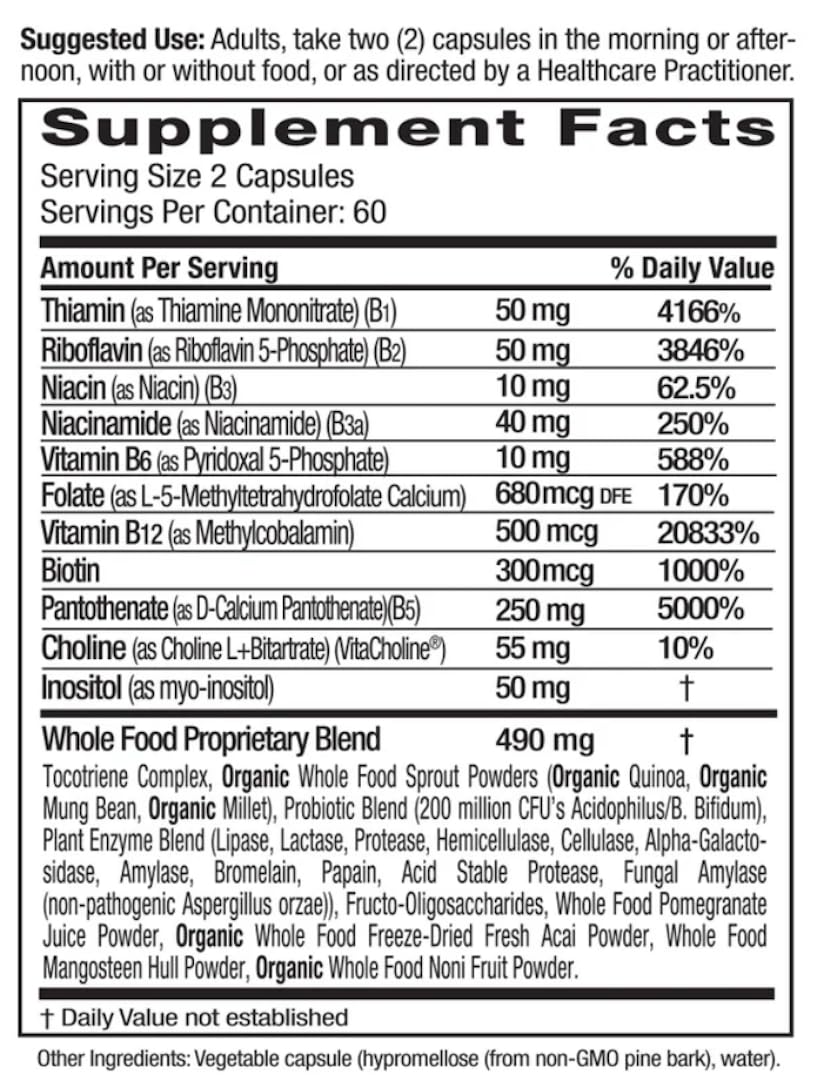 B-Healthy capsules for energy support