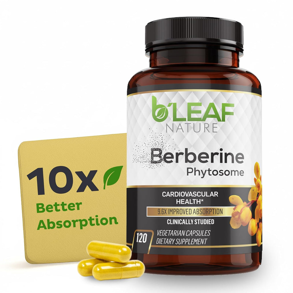 B'Leaf Nature berberine capsules for wellness