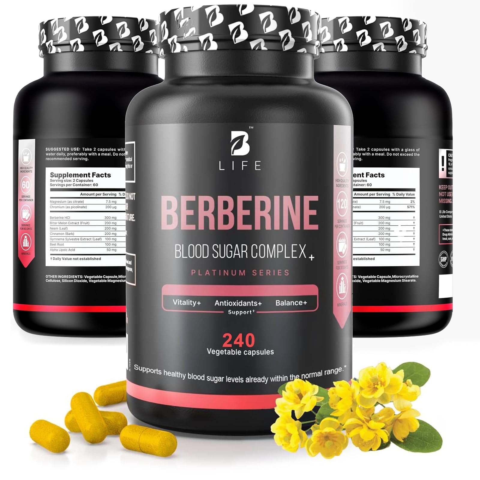 B Life Berberine Complex health benefits