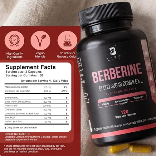 B Life Company Berberine for immune support
