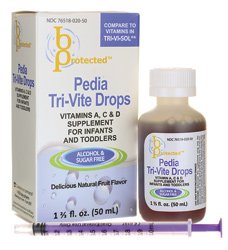 B Protected Pedia Tri-Vite Liquid Multivitamins