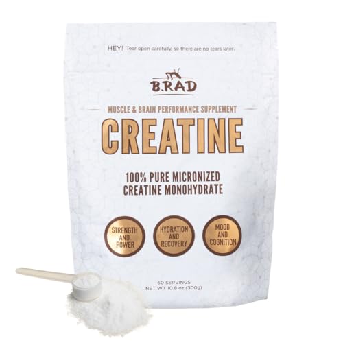 B.rad creatine monohydrate powder