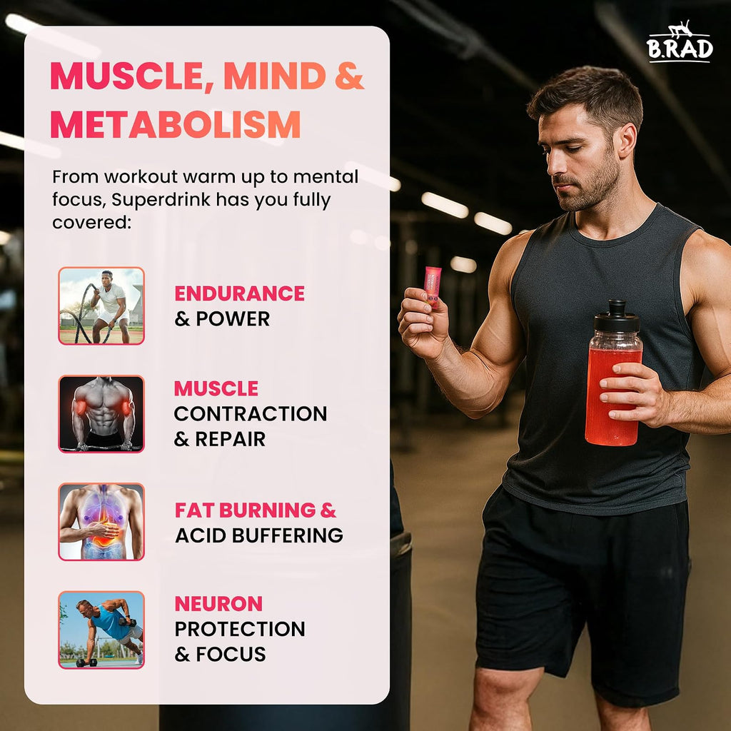 B.rad electrolyte tablets for energy boost