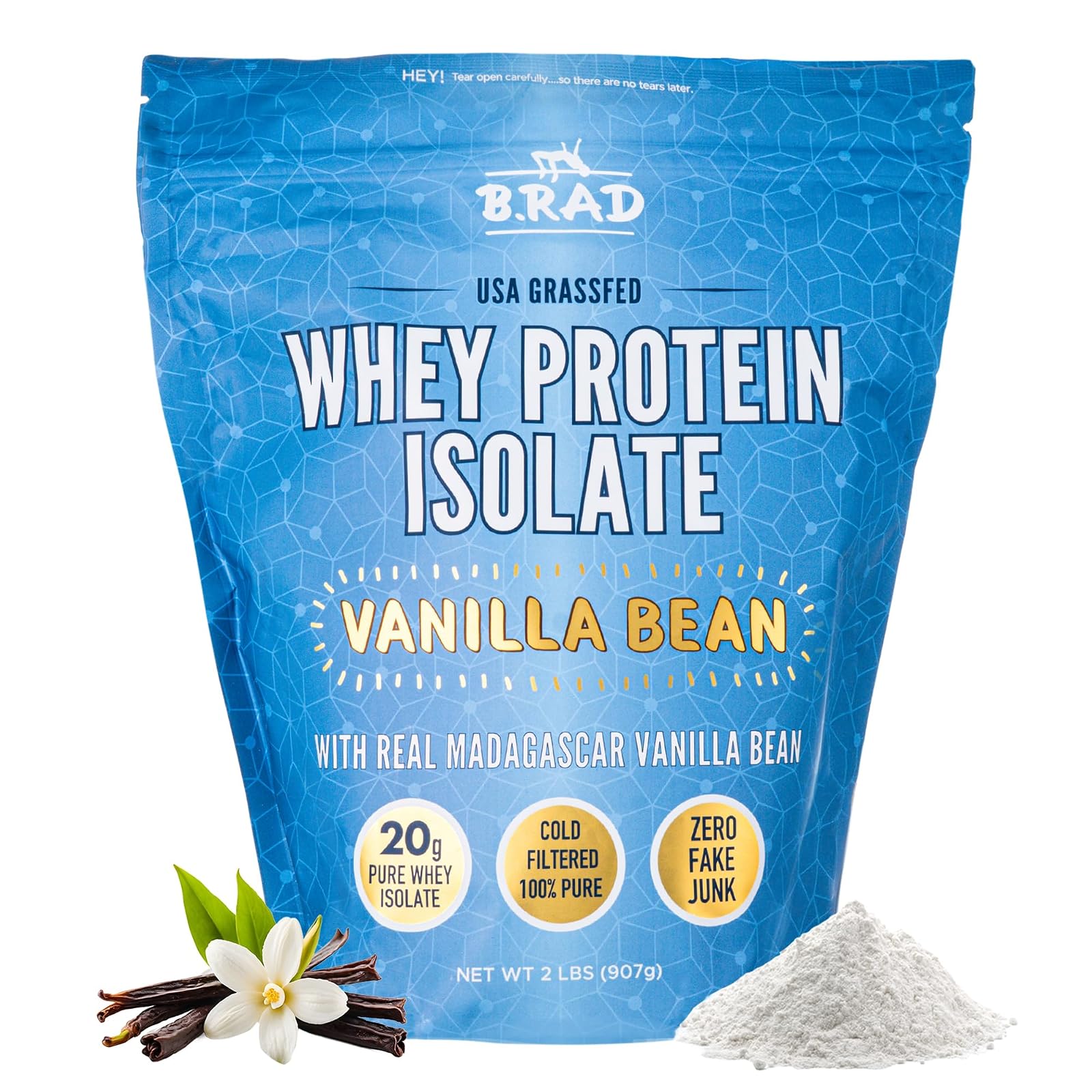 B.rad grass-fed whey protein isolate