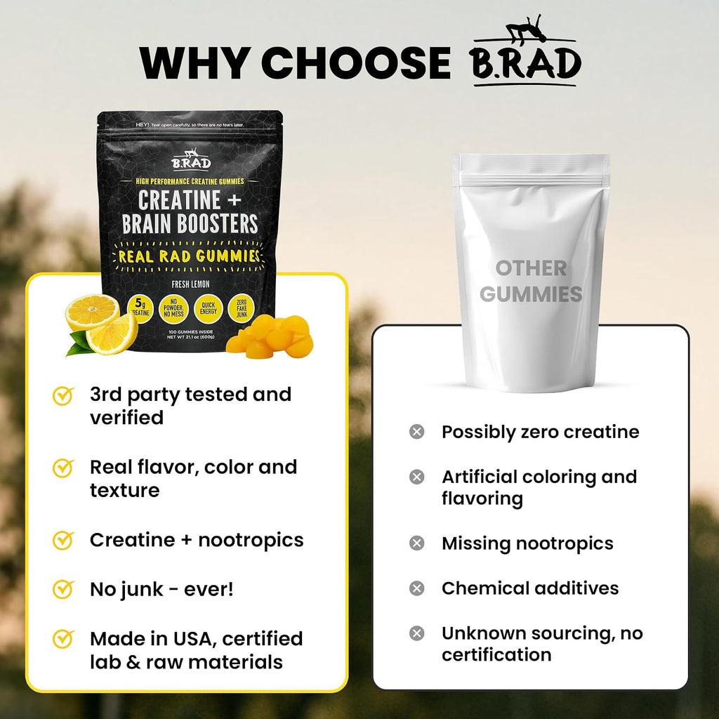B.rad gummies enhance exercise endurance