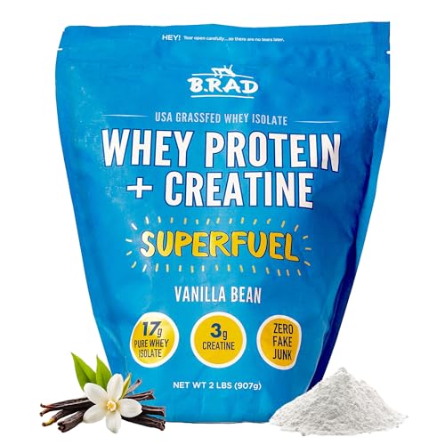 B.rad whey protein isolate vanilla bean