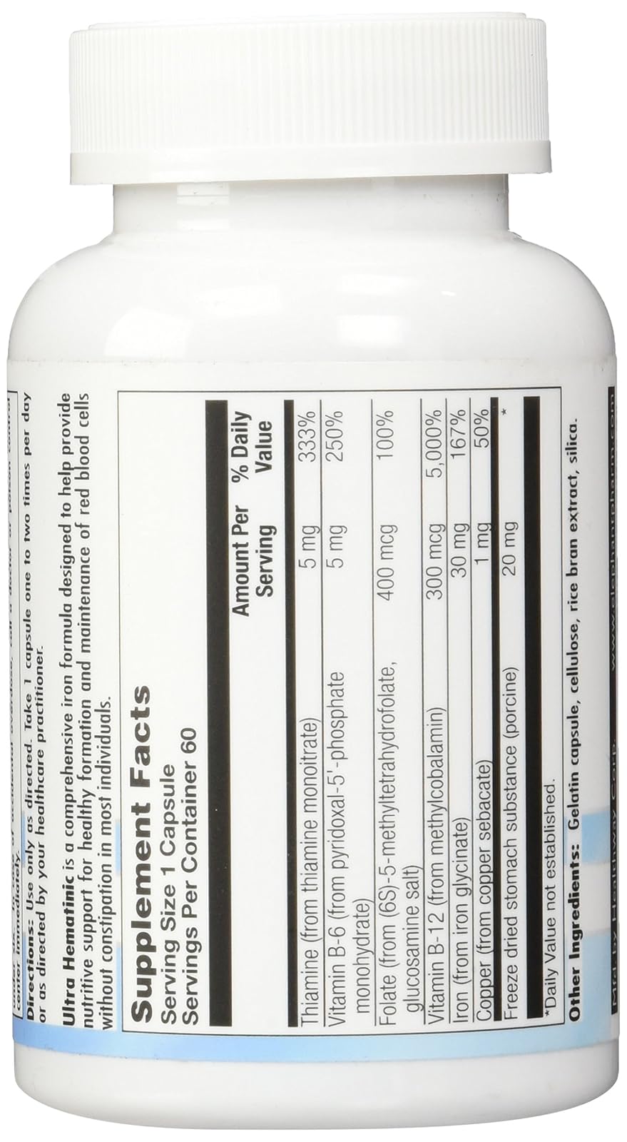 B vitamins and copper for energy