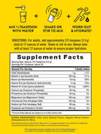 B vitamins enriched electrolyte powder