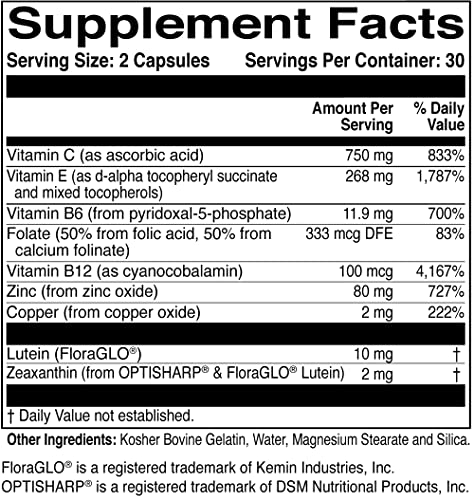 B vitamins for enhanced eye wellness