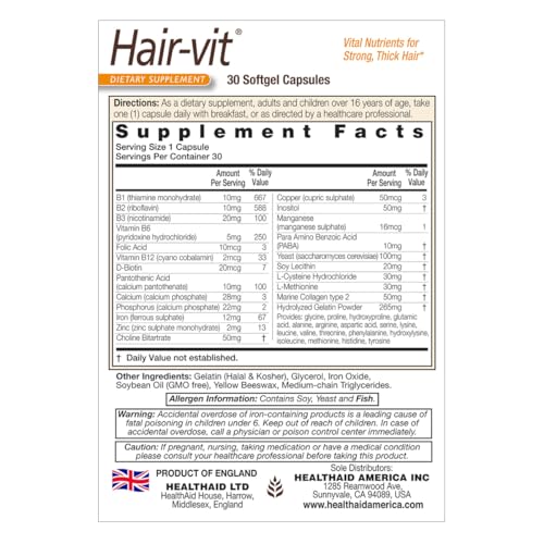 B-vitamins for vibrant hair growth
