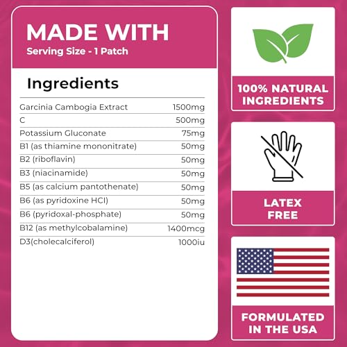 B12 and potassium herbal patches