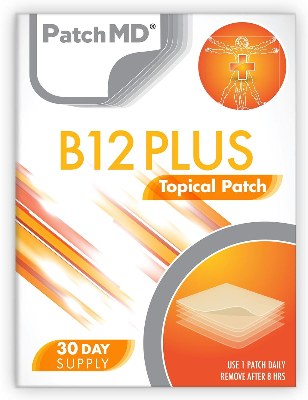B12 Energy Plus patches for vitality
