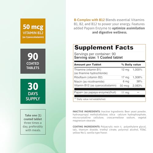 B12 energy support vitamins