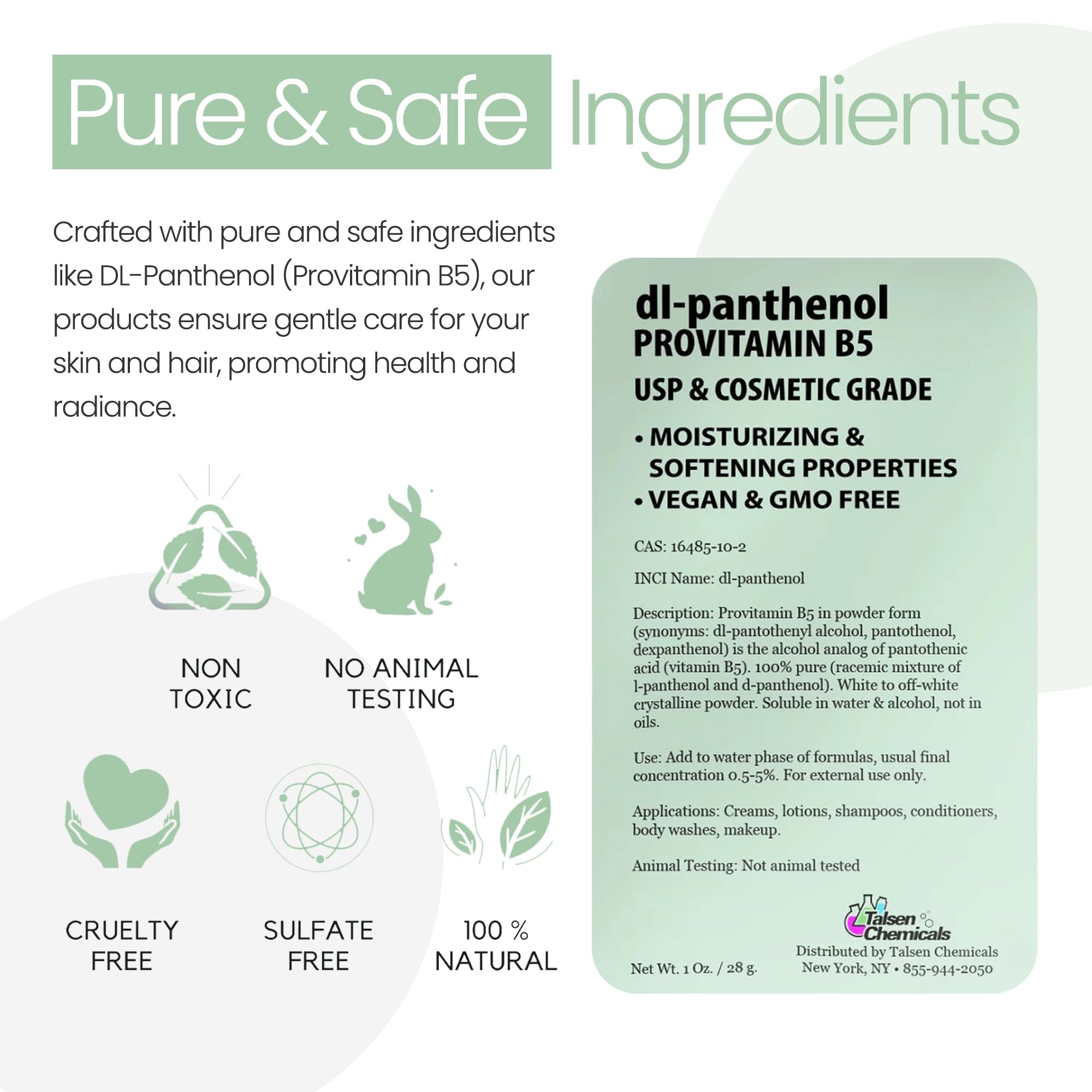 b5 pantothenic acid for skin hydration