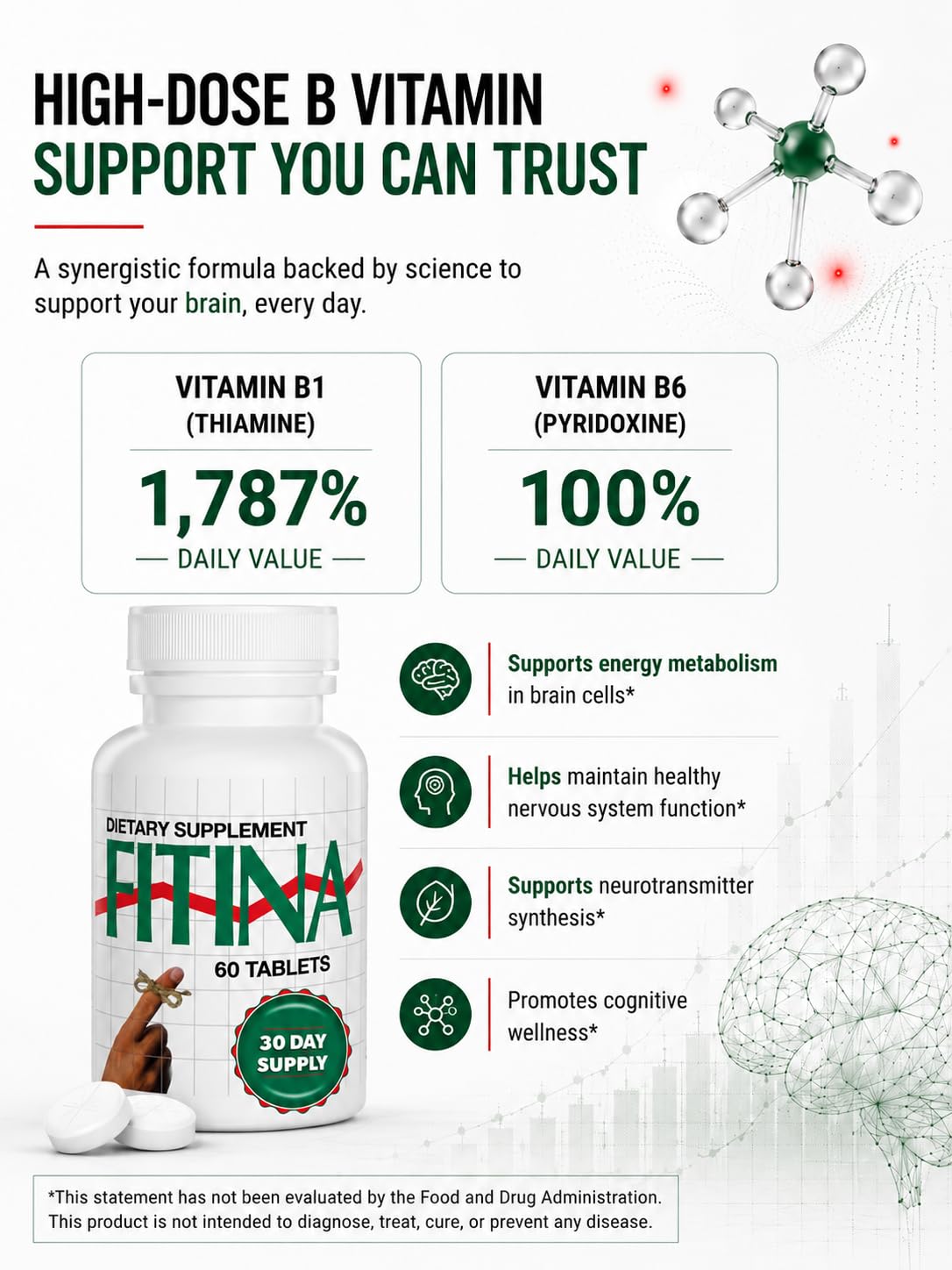 B6 and thiamine for cognitive support