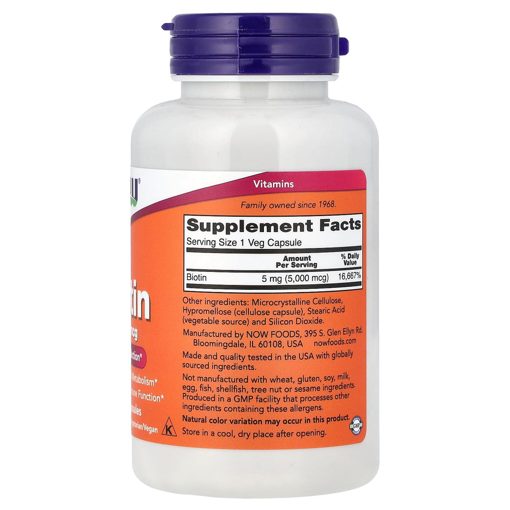 B7 supplement for nail strength