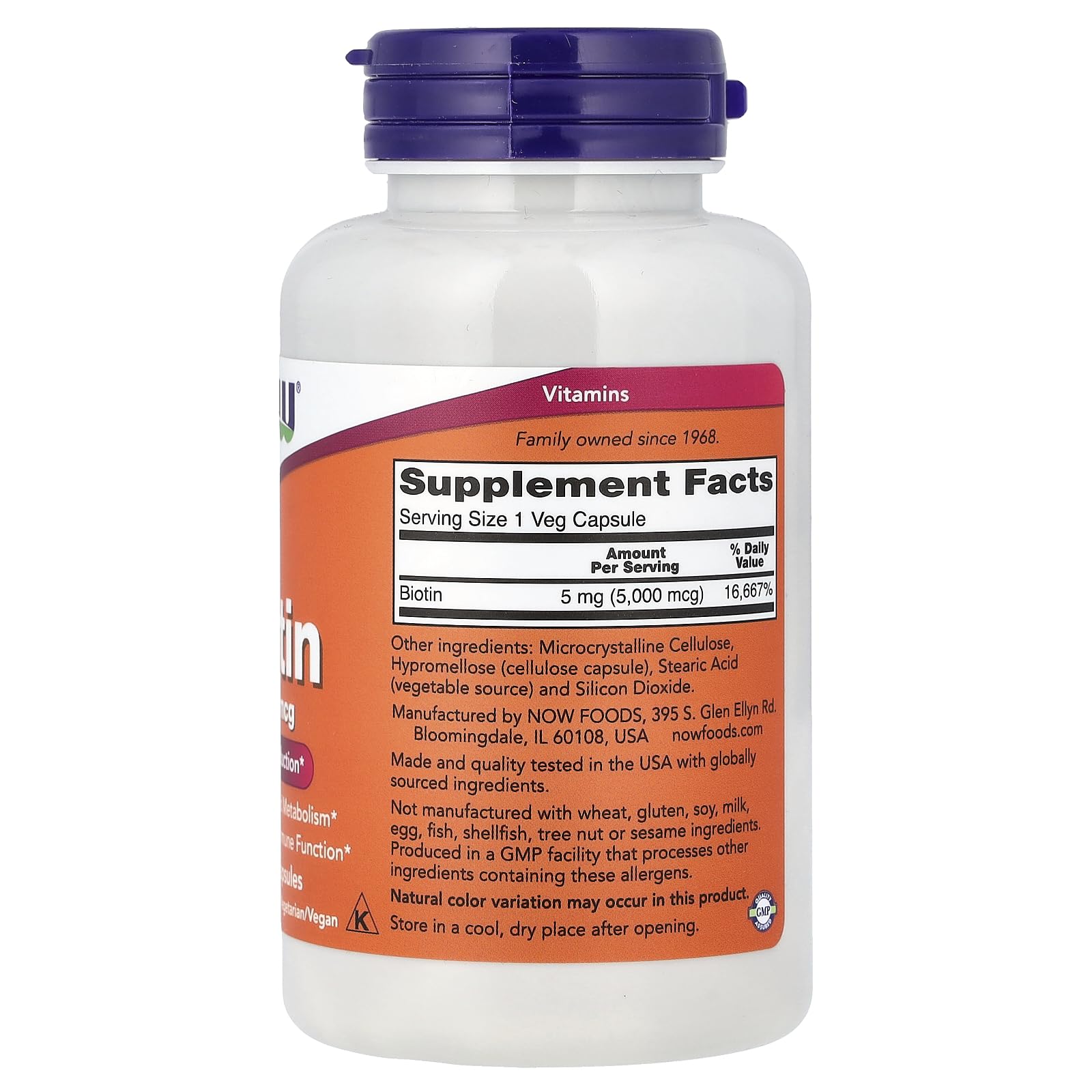 B7 supplement for nail strength