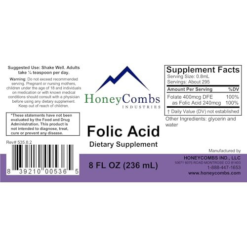 B9 folate liquid supplement benefits