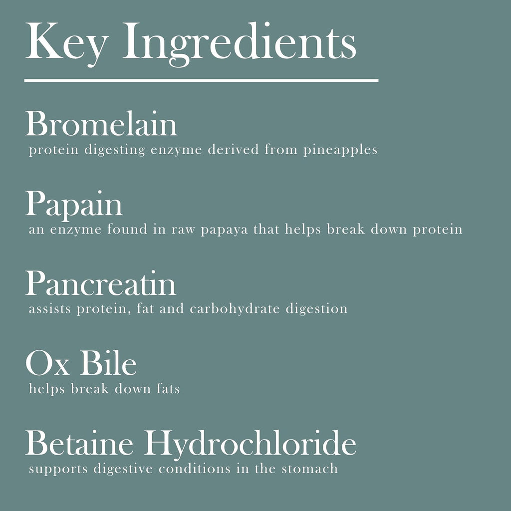 Baar digestive enzymes support digestion